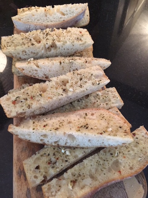 Ciabatta Garlic Bread – Sunshine and Savory