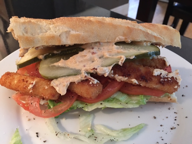 Fish Stick Po’boy Sandwich – Sunshine and Savory
